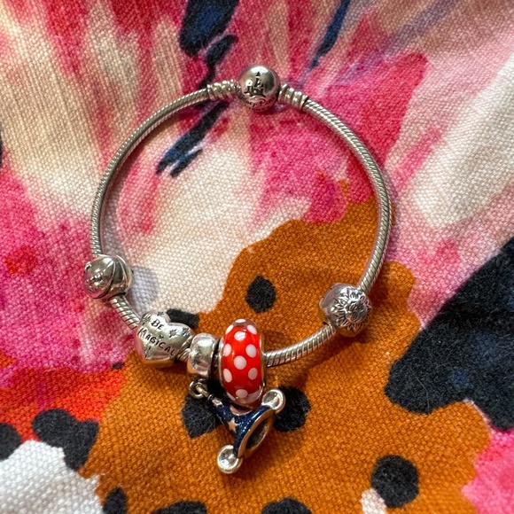 Pandora | Jewelry | Disney Pandora Bracelet Collab Size 9 | Poshmark